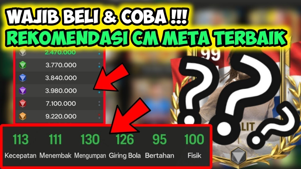 WAJIB BELI CM FC MOBILE TERBAIK REKOMENDASI CM FC MOBILE META CHEAP ...