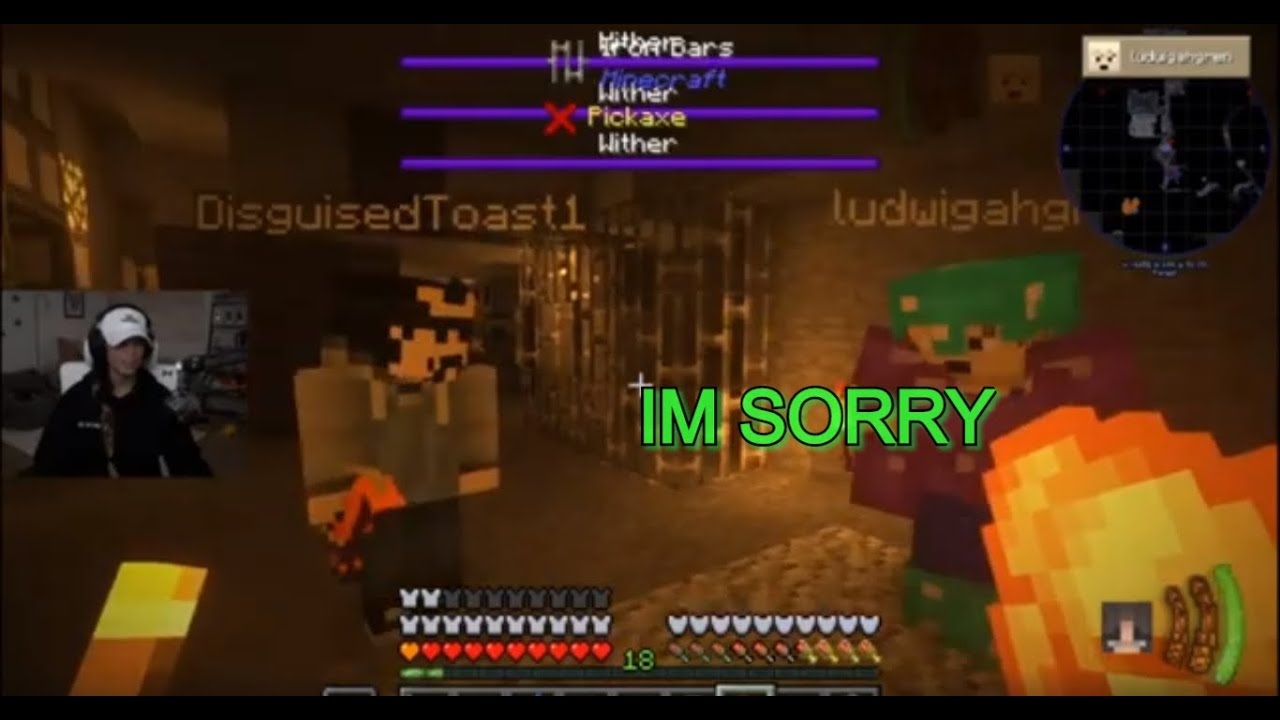 MINECRAFT OTV SERVER | LUDWIG SCAMS VALKYRAE!! | TOAST TEACHES HIM A ...