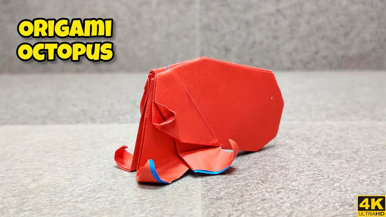 Origami Octopus | Origami tutorial | Paper craft - YouTube