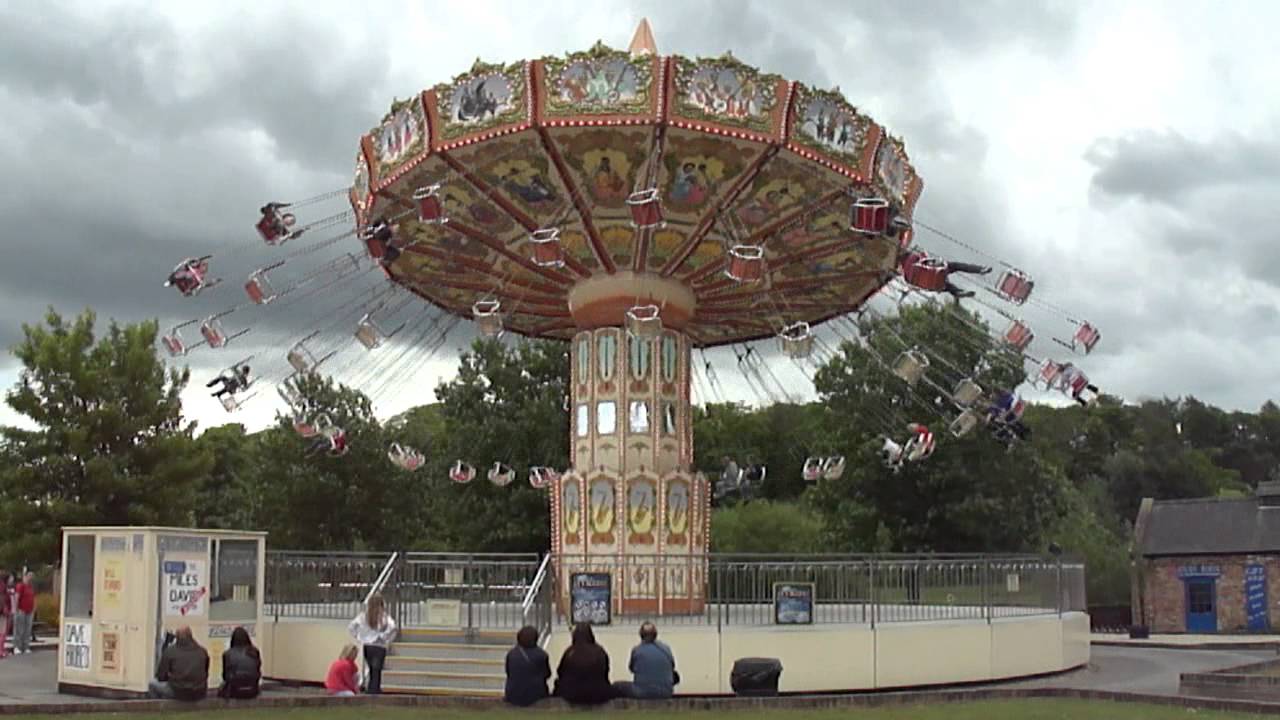 Sky Flyer wave swinger ride at Lightwater Valley 2013 - YouTube
