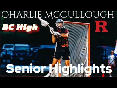 Charlie McCullough (BC High | Rutgers) Senior Spring Highlights - YouTube