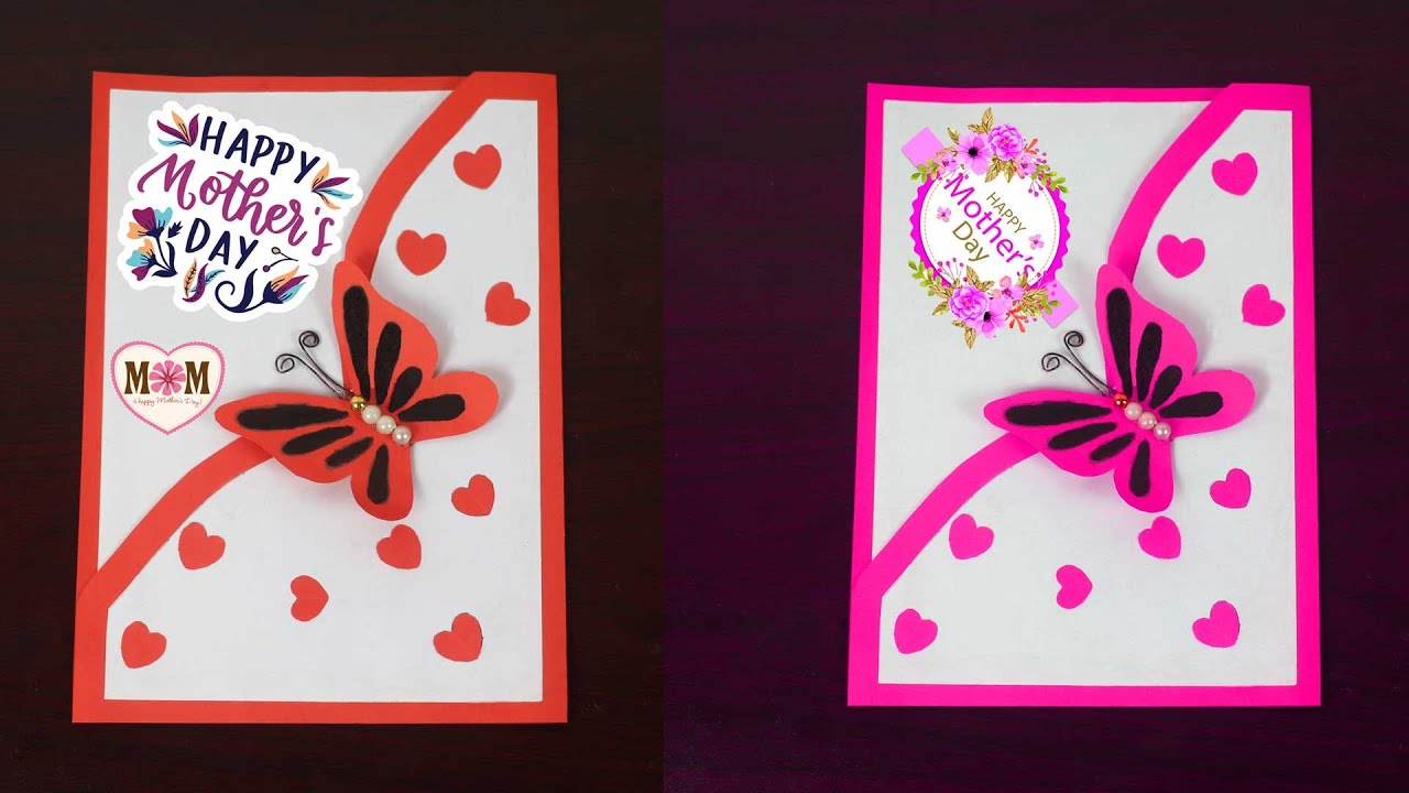 EASY Last Minute DIY Mother's Day Gifts Card ideas - Paper Craft gift ...