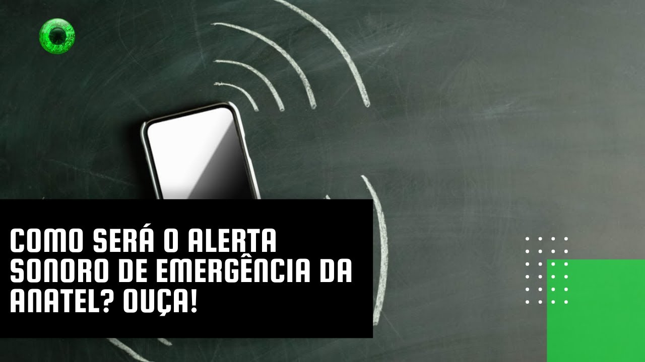 Como será o alerta sonoro de emergência da Anatel? Ouça! - YouTube