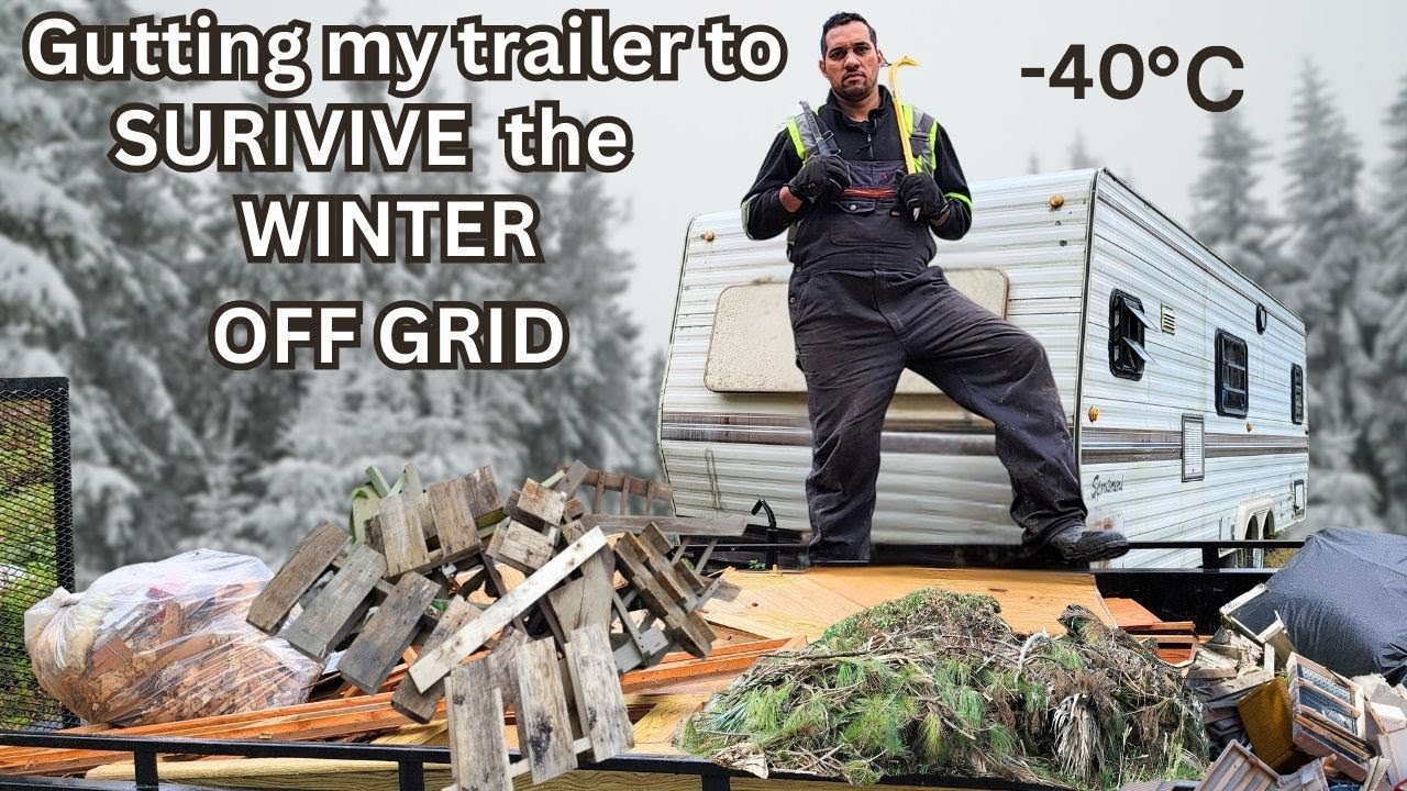 OFF GRID WINTER PREP Ep 1 - Will we be able to SURVIVE WINTER OFF GRID ...