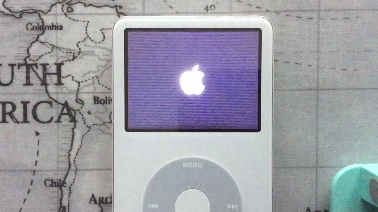 iPod 5g 30gb low battery - YouTube
