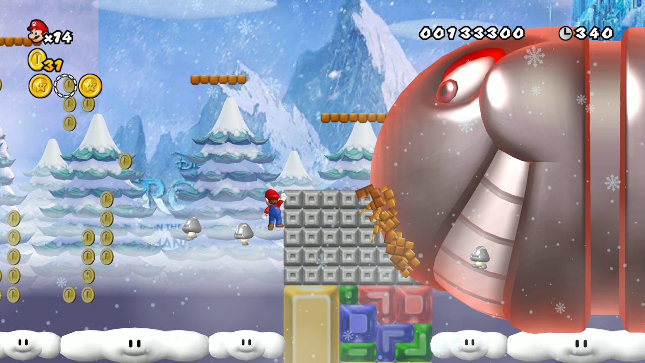 Devil Super Mario Bros. wii Winter Special #1-3 World - YouTube
