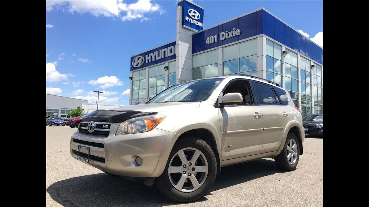 2008 TOYOTA RAV4 LIMITED V6|LEATHER|SUNROOF|4WD SUV - YouTube