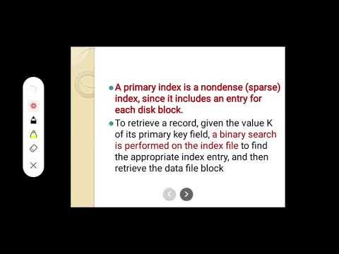 DBMS MOD 3 LECT 10 Primary Index - YouTube