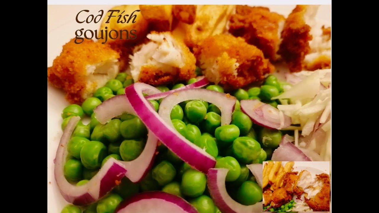 BEER BATTER COD FISH GOUJONS!!!! - YouTube