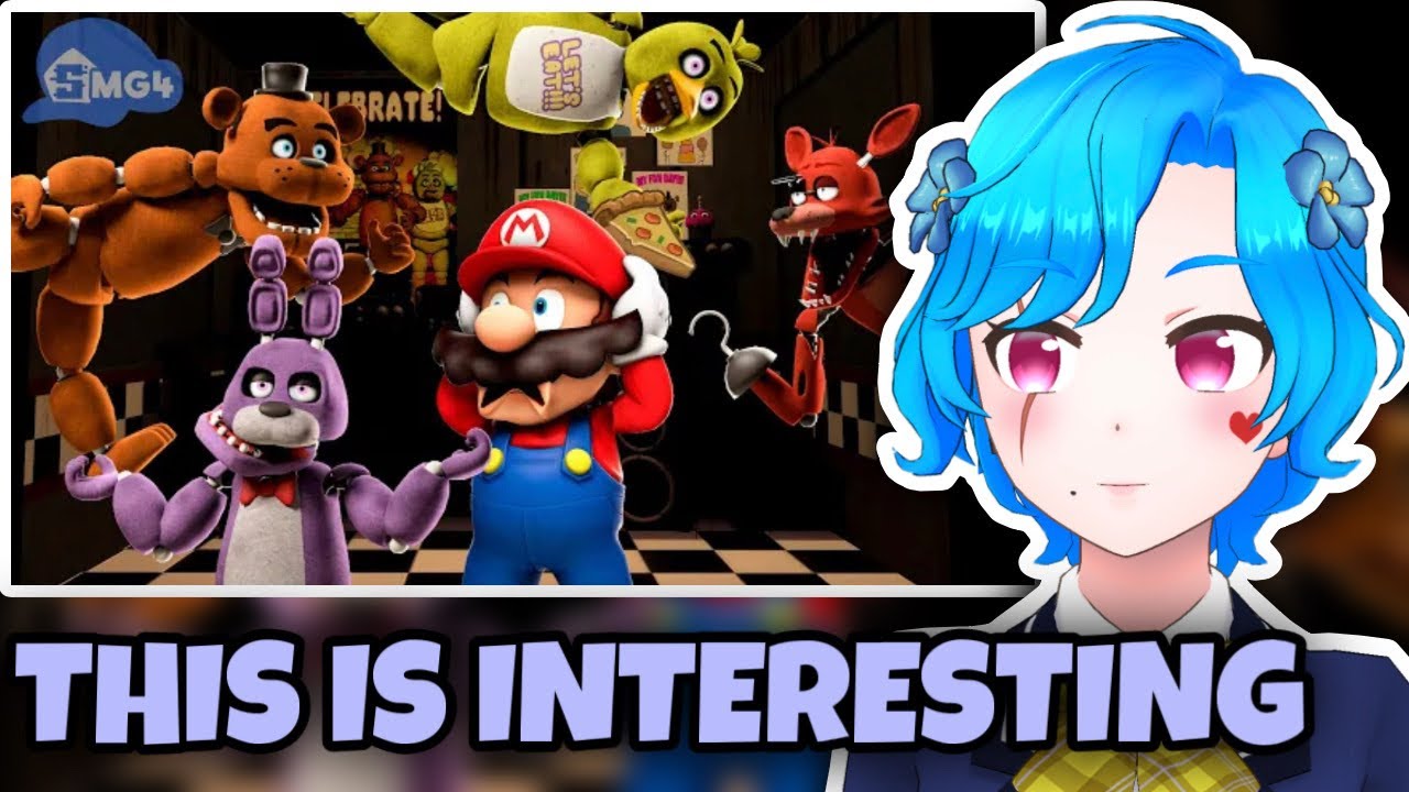 MARIO VS FNAF! | SMG4 - REMASTERED64: Freddy's Spaghetteria *Reaction ...