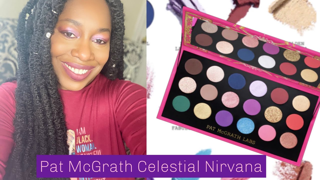 PAT MCGRATH MOTHERSHIP MEGA CELESTIAL NIRVANA | Swatches on dark skin - YouTube