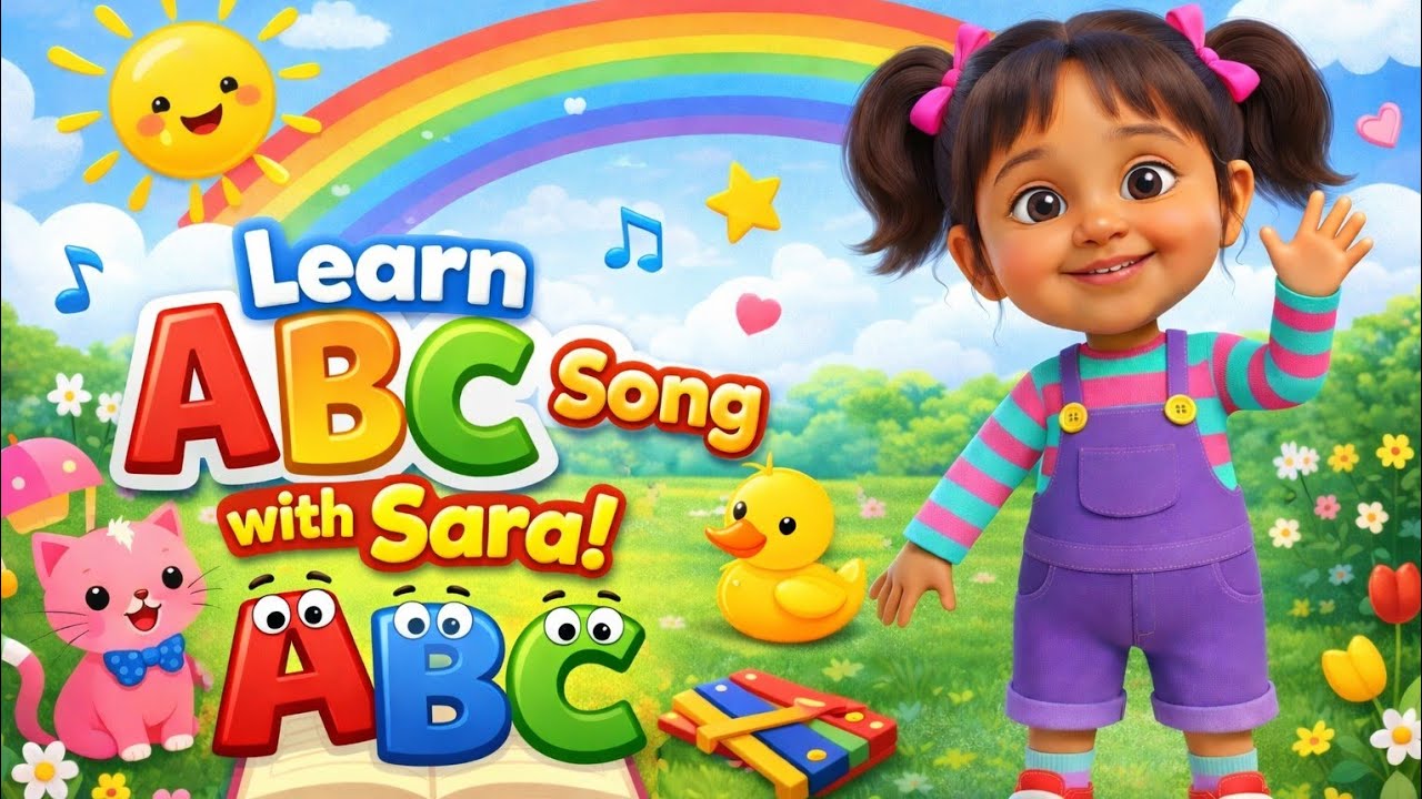 ABC Song A to Z for Kids | Learn Alphabet with Sara - YouTube