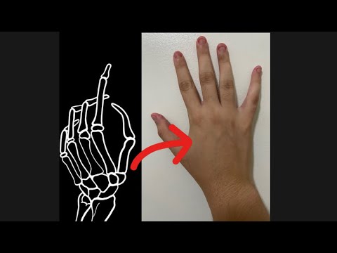 TUTORIAL HOW TO DO SKELETON HAND 🤚 🖊️ - YouTube