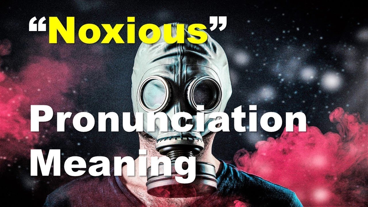  How To Pronounce Noxious And What Is The Meaning Of Noxious By Video