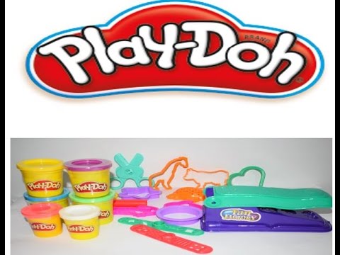 Play doh Big playset in a Big jar - YouTube