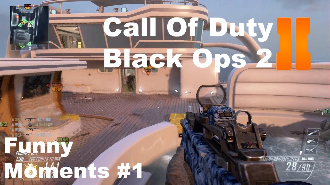 Call Of Duty Black Ops 2 (BO2 Funny Moments) #1 - YouTube