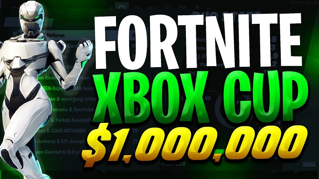 LIVE Fortnite XBOX CUP - My Best Game In The XBOX Tournament! - YouTube