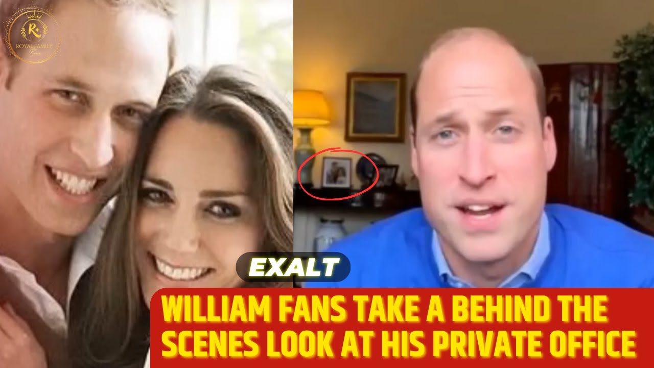 LOVE IN THE PALACE! - William's Office Reveals His Devotion to Catherine - YouTube