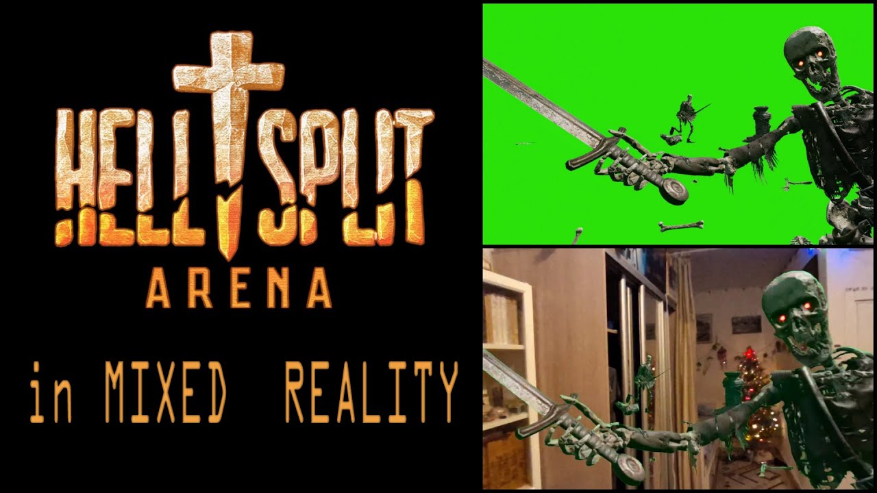 Hellsplit Arena in mixed reality - YouTube