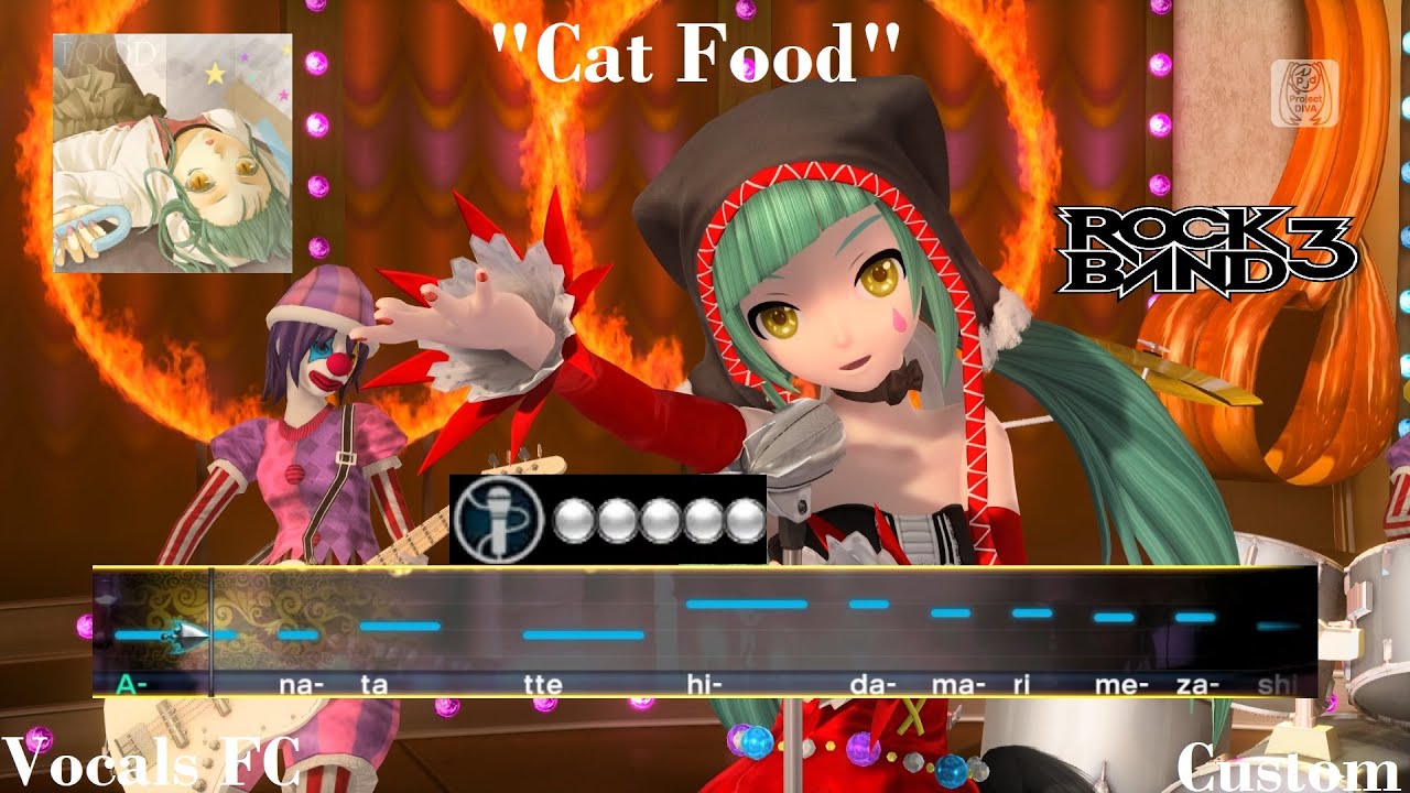 Cat Food (ft. Hatsune Miku) by Doriko Vocals 100% FC Rock Band 3 ...