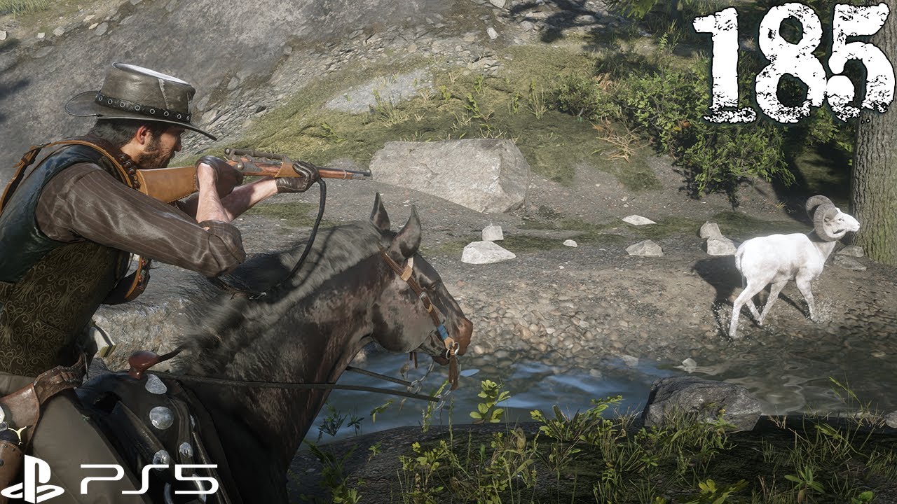 Red Dead Redemption 2 - Hunting Legendary Animals...Legendary Bighorn ...
