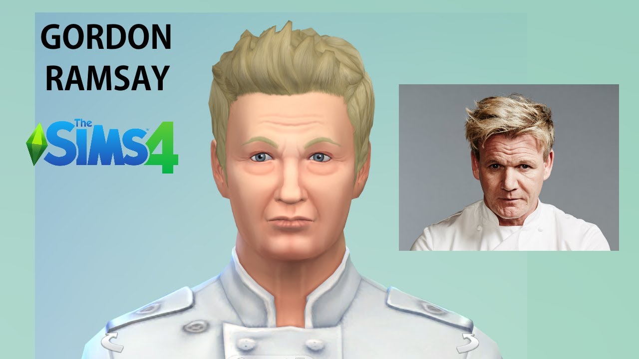 GORDON RAMSAY - Sims 4 - Create A Sim - YouTube