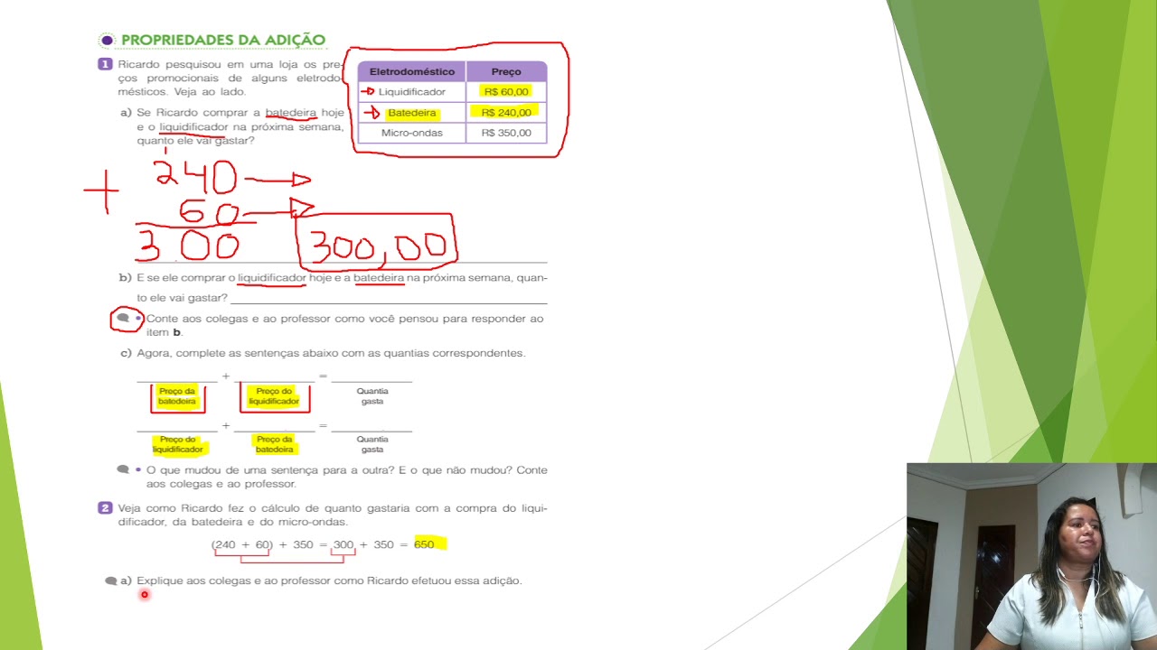 Explicação da atividade de matemática - YouTube