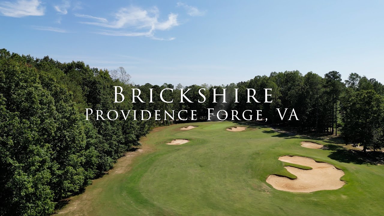 Golf Club at Brickshire Drone Flyover - YouTube