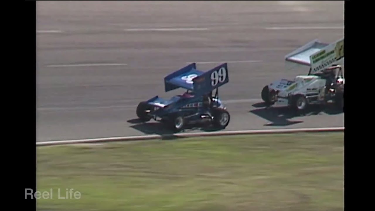 1996 Outlaw Sprint Car Race, 40 lap feature main , Race City ...