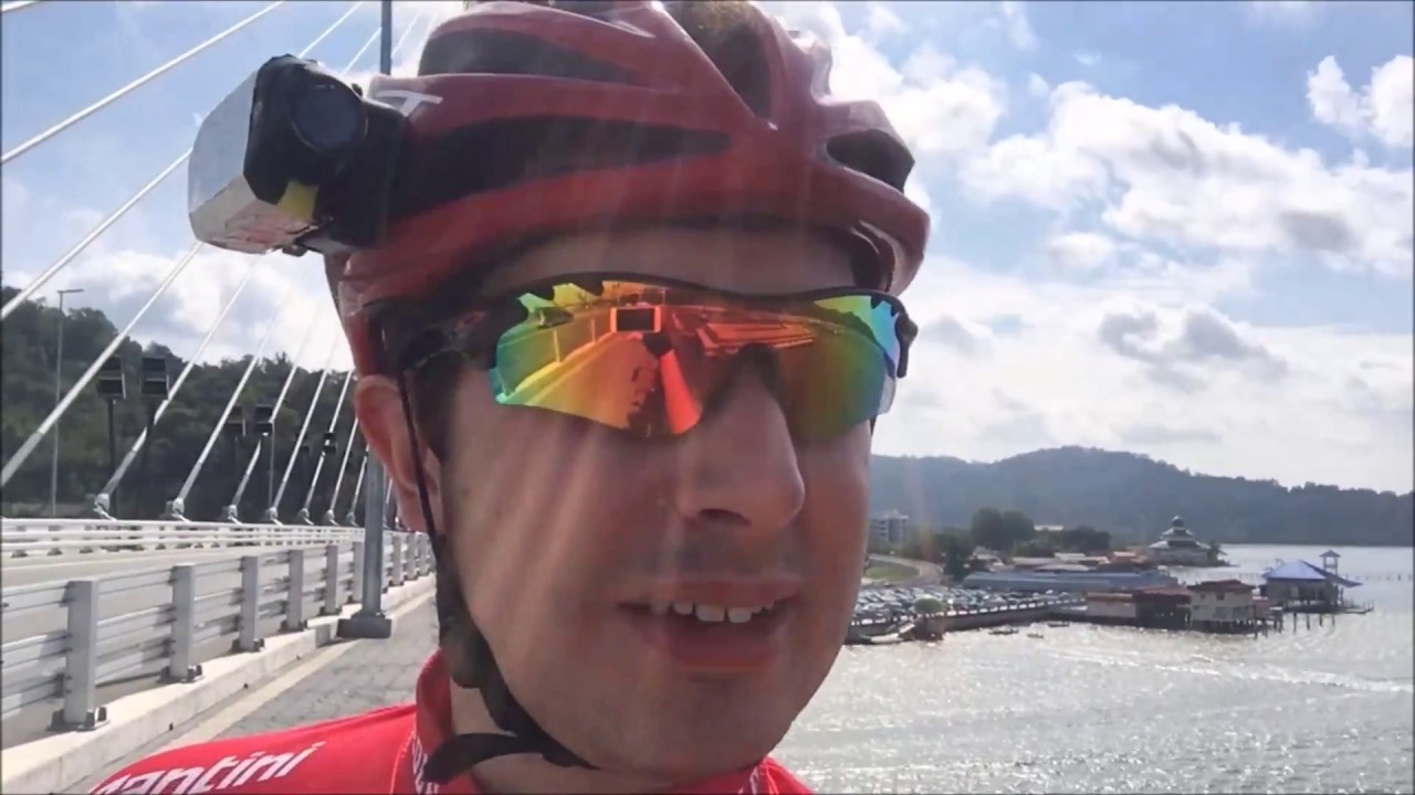 Bridge over the river… Brunei? (Cycling over the New Bridge!) - YouTube