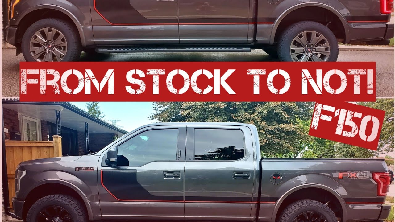 F150 2 Inch level! From stock to not. IT'S DONE! - YouTube