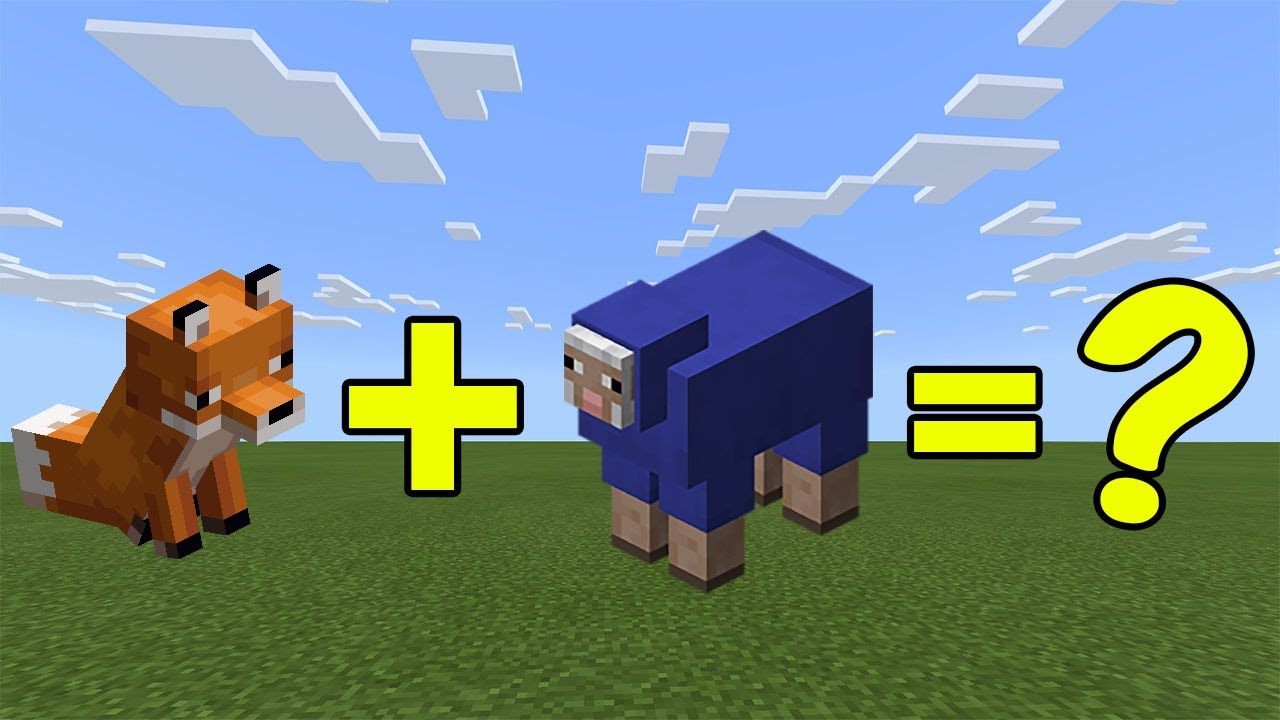 Blue Sheep Minecraft