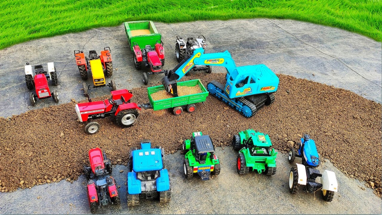 Jcb | Jcb Backhoe | Jcb vs Tractor | Kids videos | Tractor Videos for ...