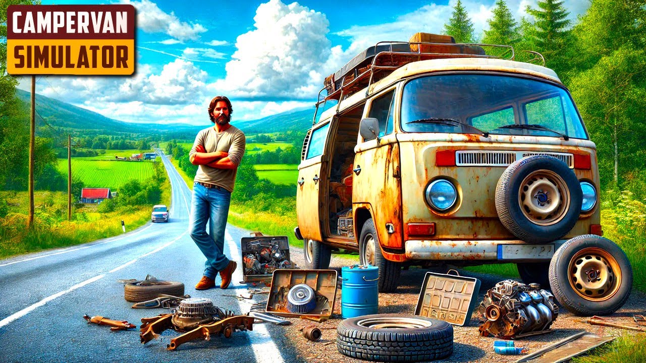 This New Simulation Game Took Me For A Wild Ride | Campervan Simulator ...