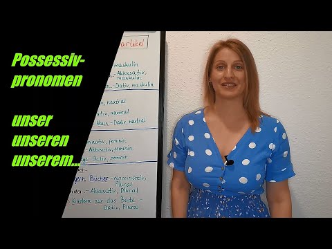 Possessivpronomen/Possessivartikel für "wir" (unser, unseren, unserem ...