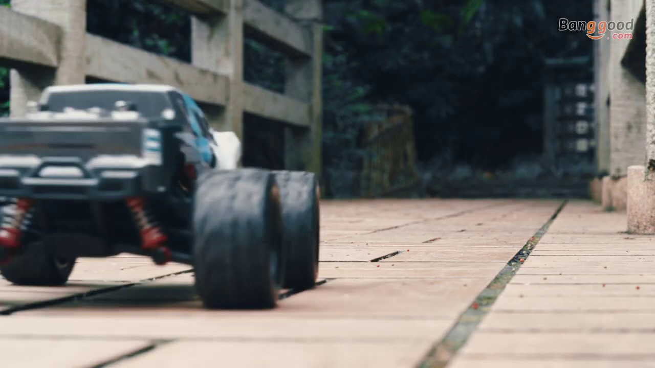 HS 18301/18302 1/18 2.4G 4WD High Speed Big Foot RC Racing Car OFF-Road ...