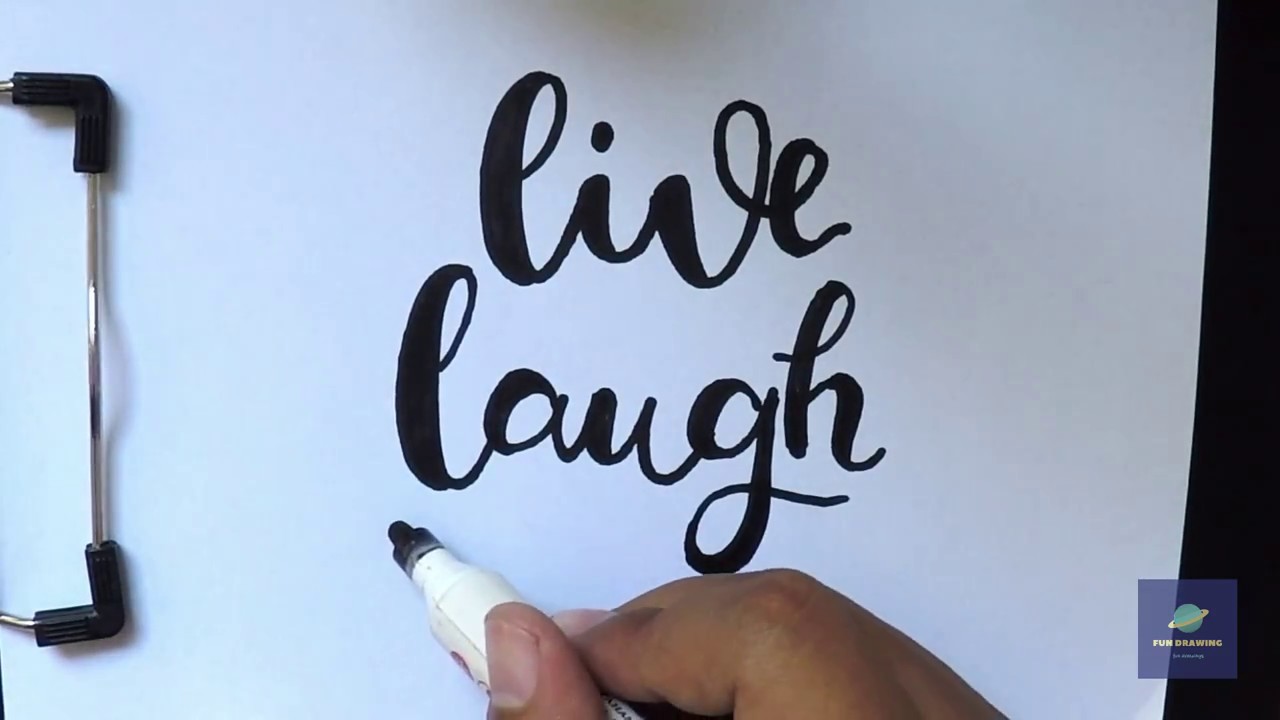 How to Draw lettering - YouTube