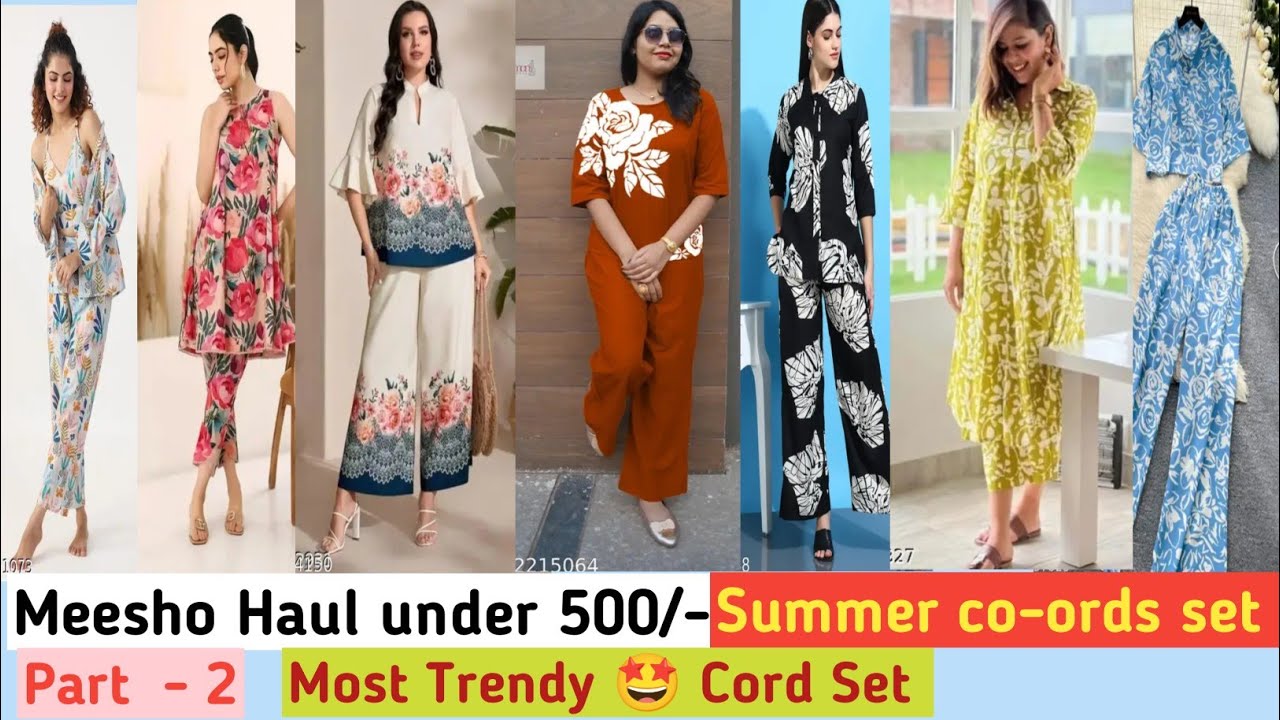 Most Stylish Cord Set From Meesho|| Affordable & Comfortable Set ...