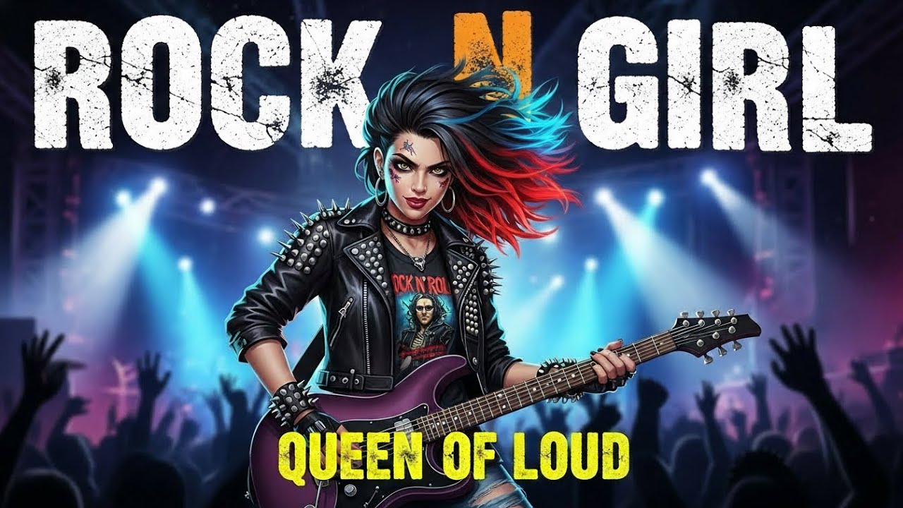 Best Rock n Girls 🔥 Queen of Loud 🎸 Rock n Roll Girl - YouTube