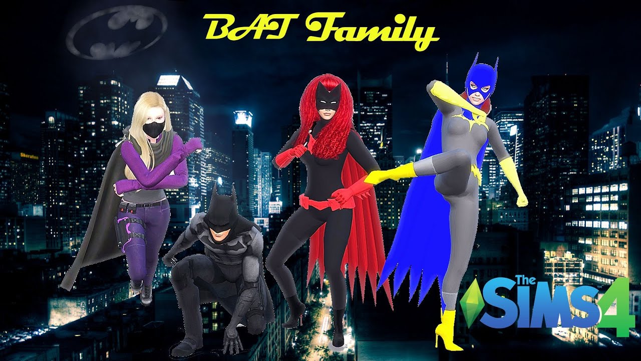 Bat-Family | Sims 4 CAS - YouTube