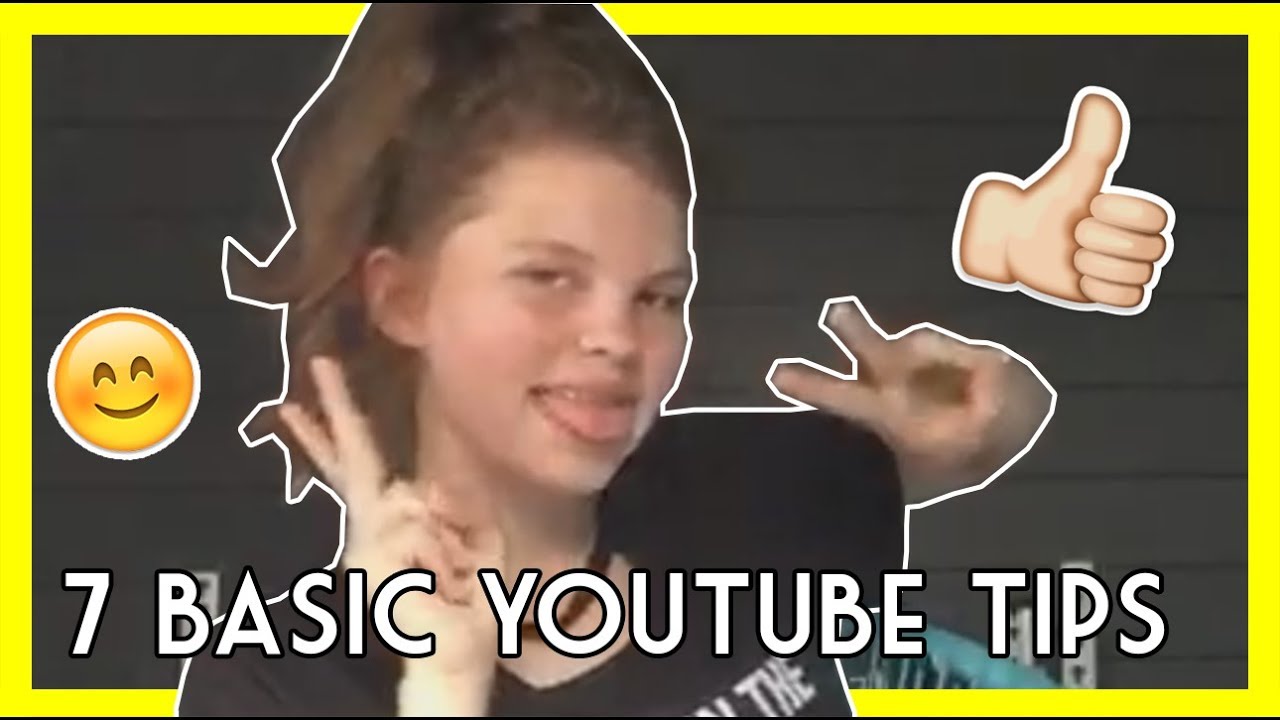 7 Basic YouTube tips!! - YouTube
