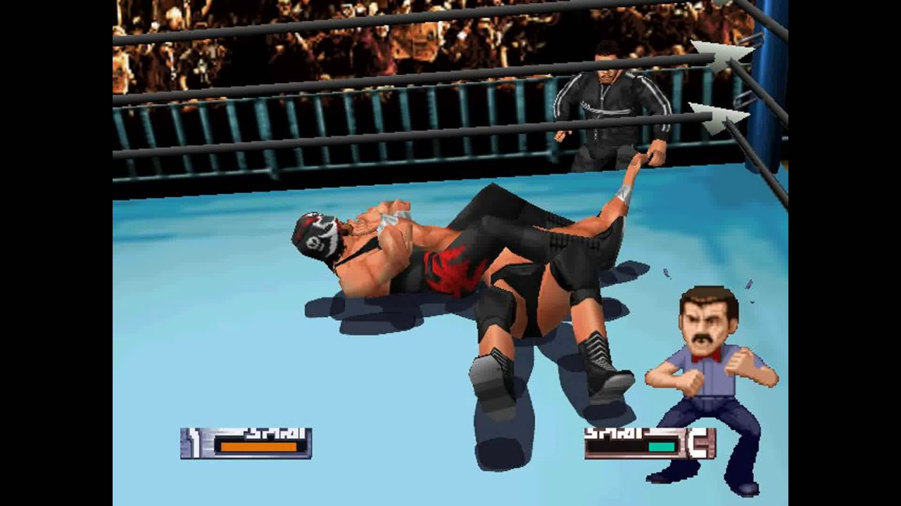 Virtual Pro Wrestling 2: Ōdō Keishō Matches - El Samurai vs Shinjiro ...