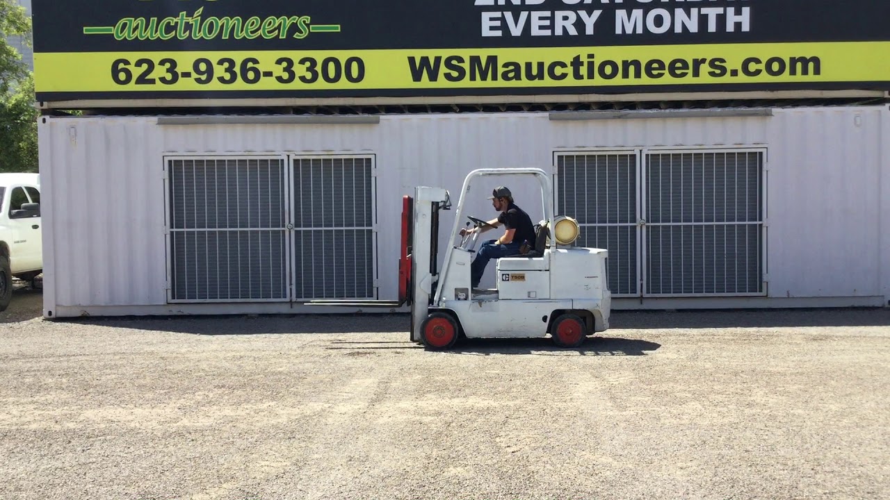 CAT T50B Forklift For Auction April 13th 2019 - YouTube