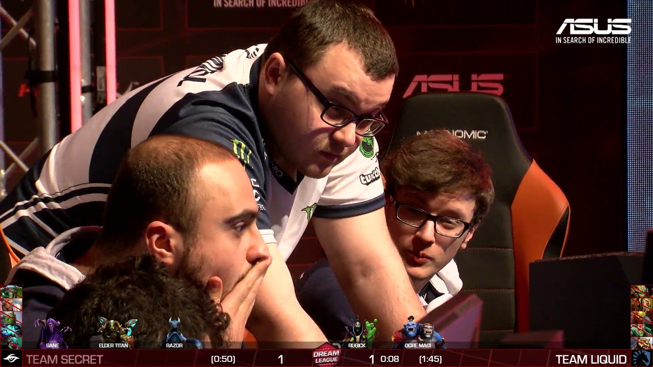 Team Liquid vs Team Secret - Map 3 - ROG DreamLeague Major Finals - YouTube