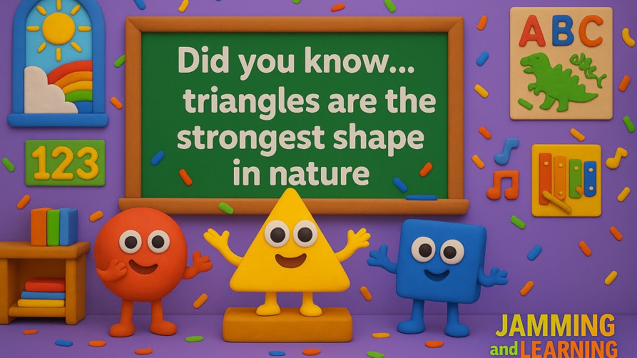 🔺 Did you know that triangles are one of the strongest shapes in the ...