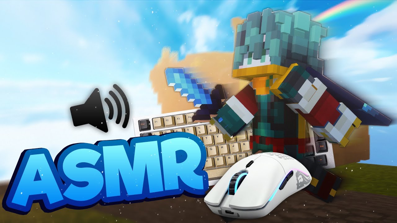 Bedwars Asmr custom Keyboard c3 tangerine switches with glorious model ...