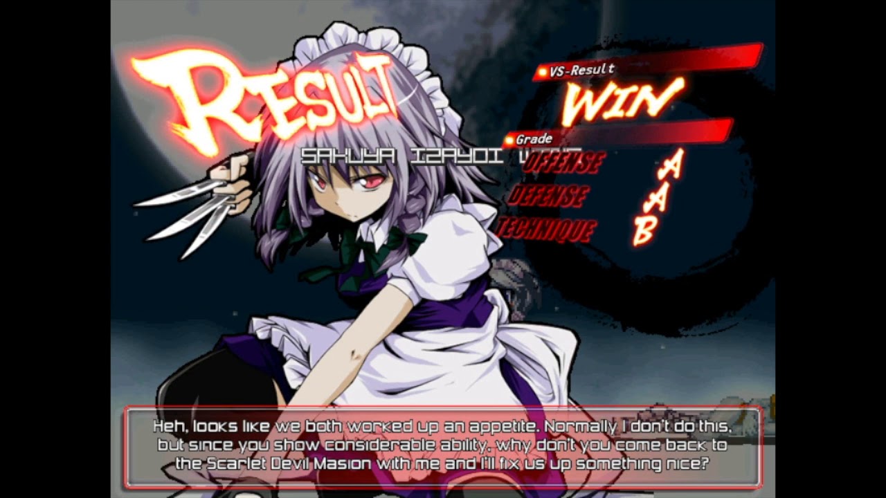 NICK54222 MUGEN: Sakuya Izayoi (me) VS Soul Calibur (chuchoryu and CVS ...