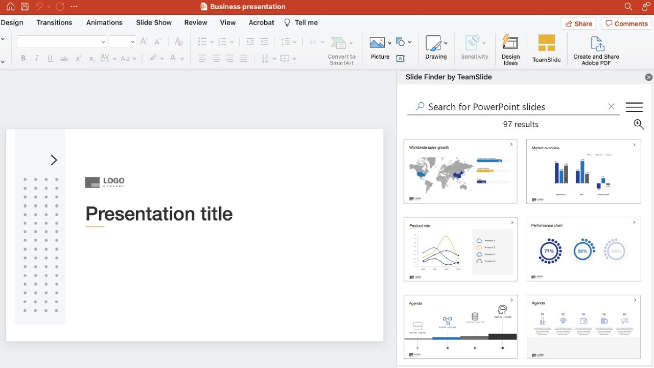 Slide Finder PowerPoint add-in - YouTube