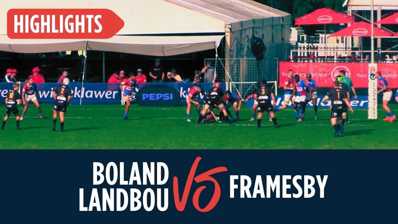 Rugby - Boland Landbou vs Hoërskool Framesby - ABSA Wildklawer - 1 May ...