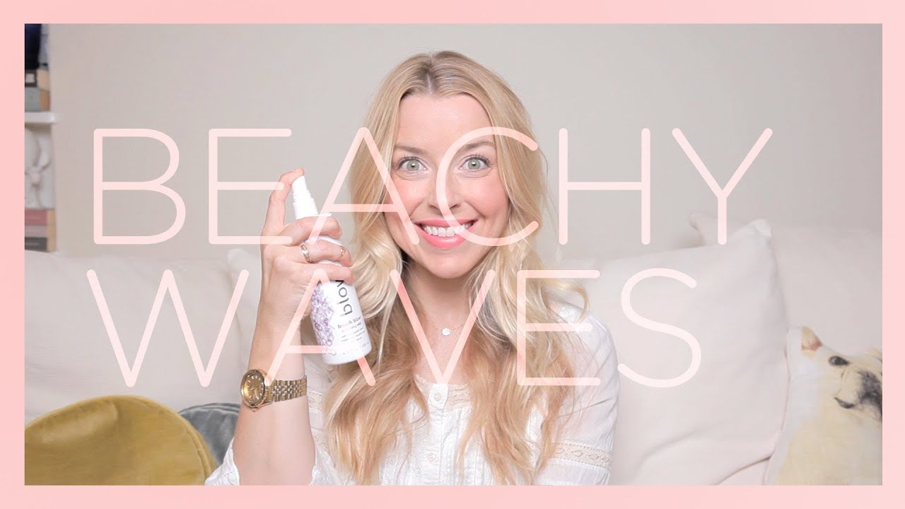 Beachy Waves - Loose Waves Hair Tutorial - YouTube